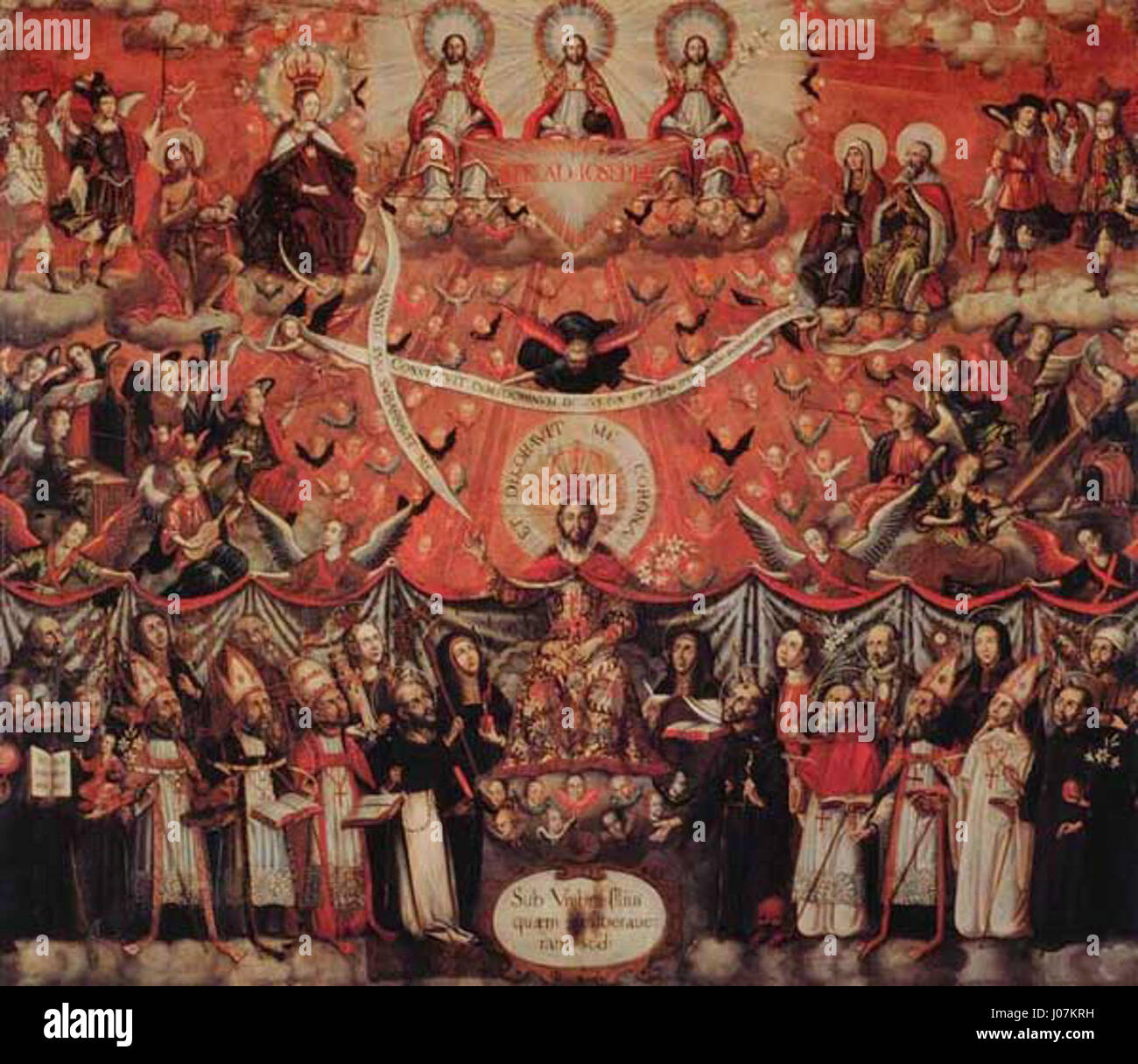 'Patrocinio de San José' by Gaspar Miguel de Berrío is a religious ...