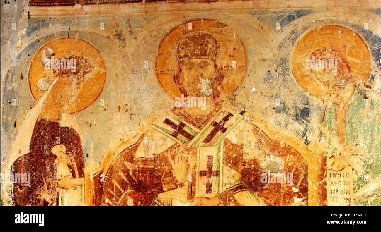 The 'Freska od Sv. Spas' is a fresco from the 16th century located in ...
