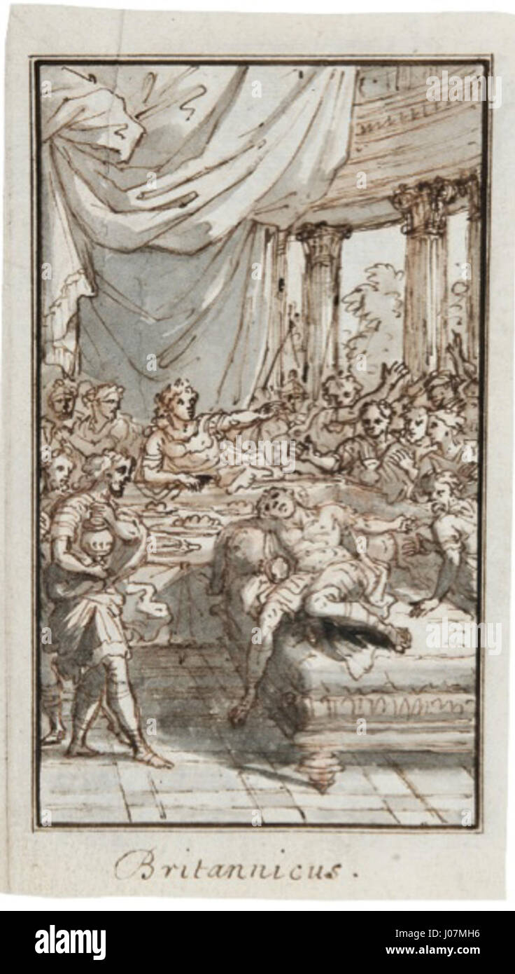 François Chauveau’s 'Britannicus' depicts a scene from Roman history ...