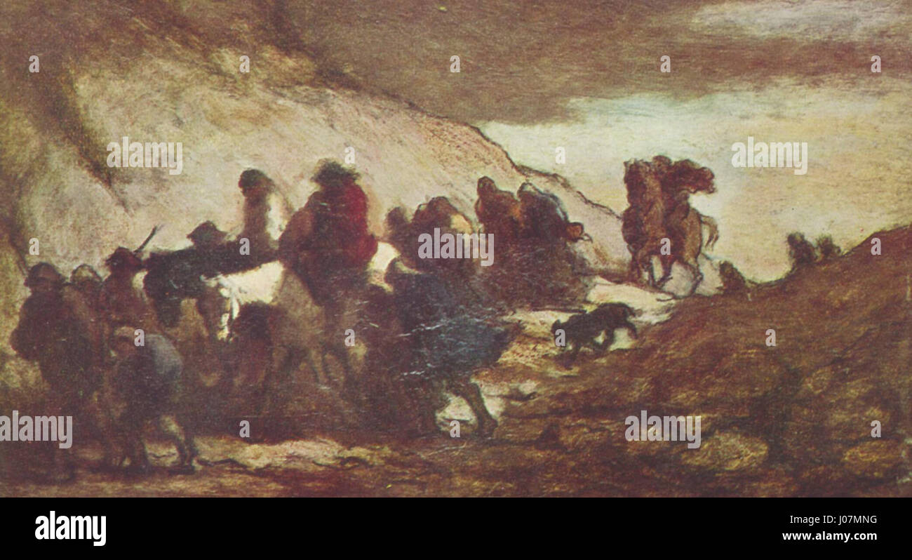 Honoré Daumier was a French artist and caricaturist known for his ...