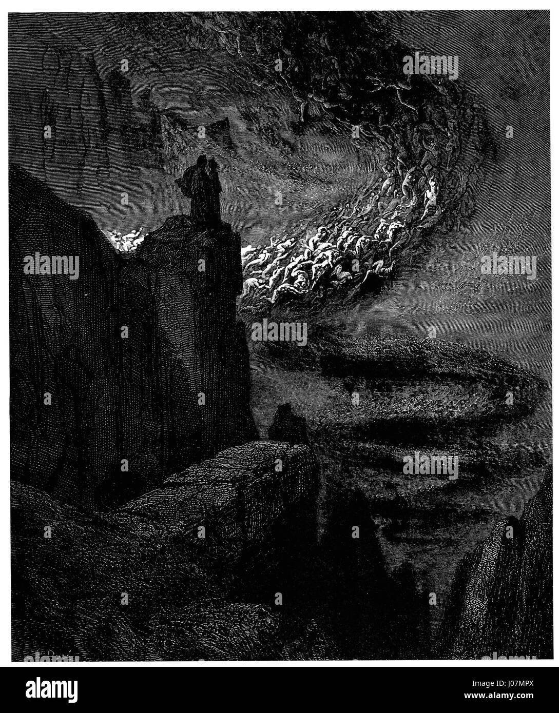 Inferno dante gustave dore hi-res stock photography and images - Alamy
