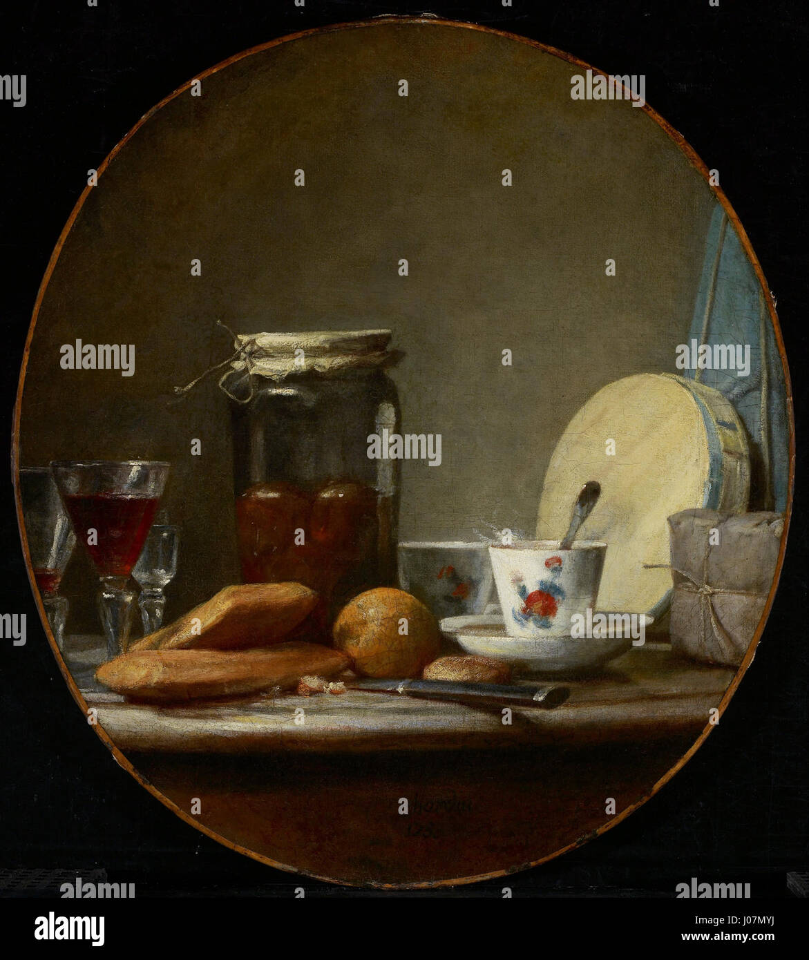 Jean-Siméon Chardin’s 'Jar of Apricots' is a still life painting ...