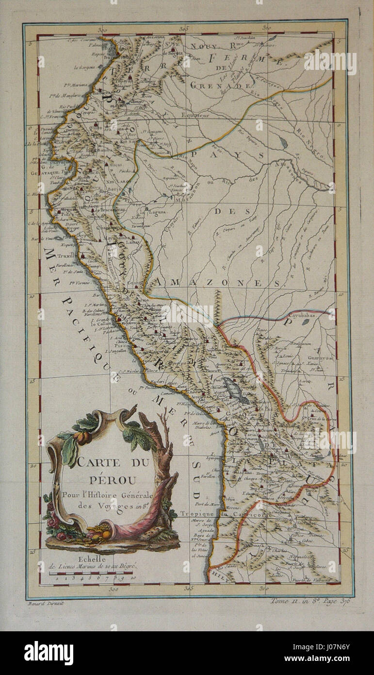 The map by Peré Benard illustrates geographical features and locations ...