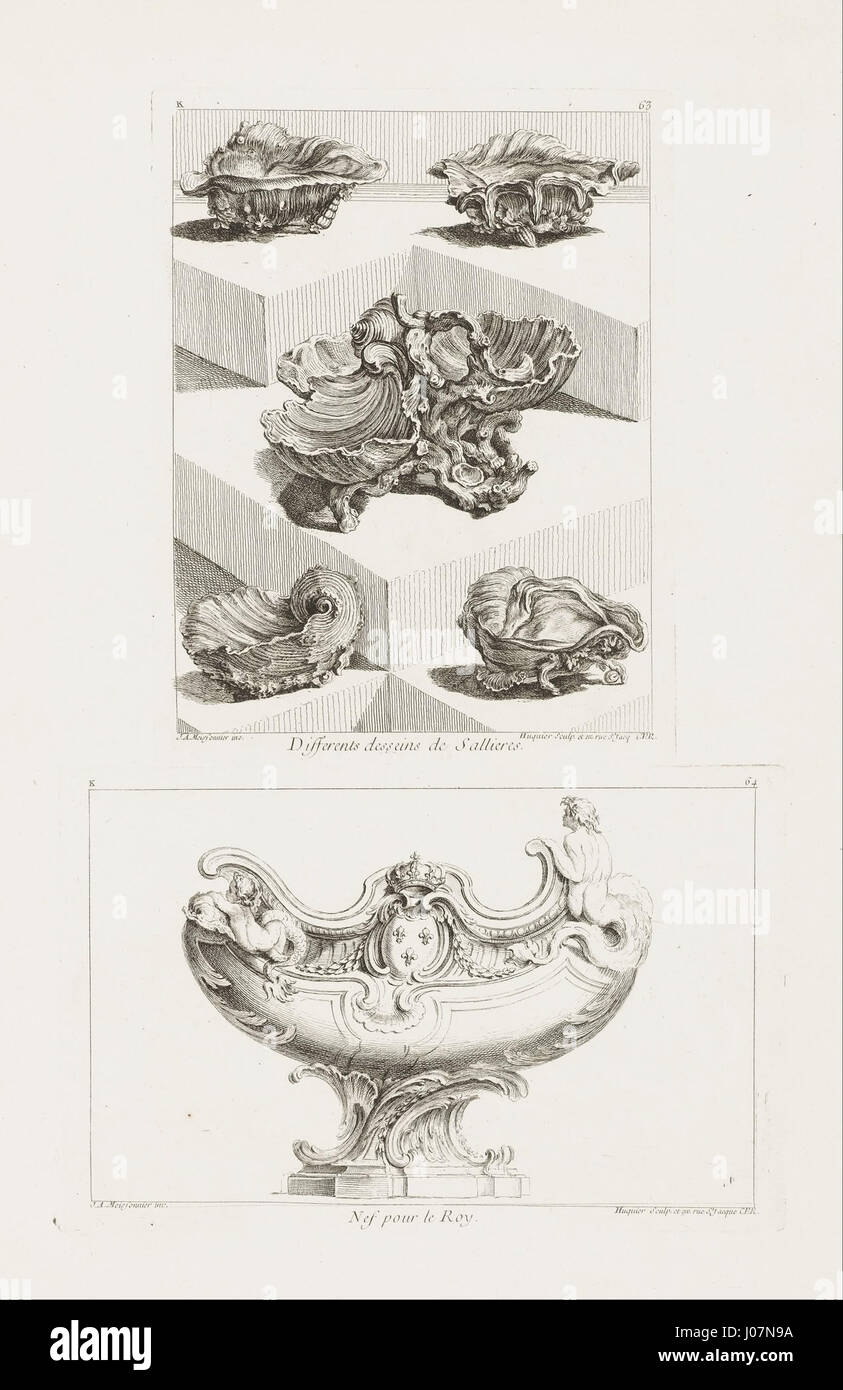 Juste-Aurèle Meissonnier’s 'Differents Desseins de Sallieres' presents ...