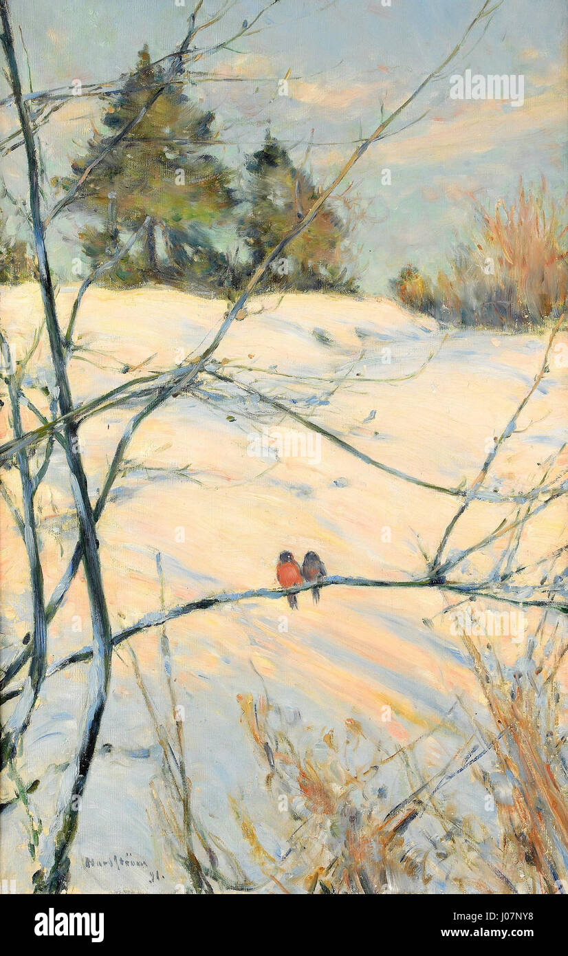 Karl Nordström’s ‘Vinterbild från Skansen’ (Winter Scene from Skansen ...