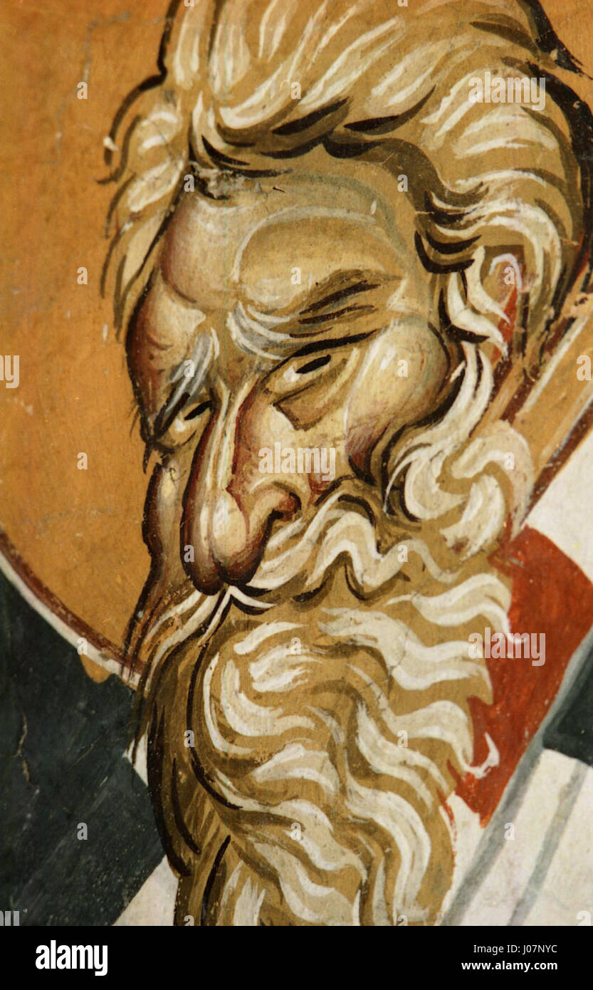 The frescoes in St. Demetrius Church, painted by Markova Susica, depict ...