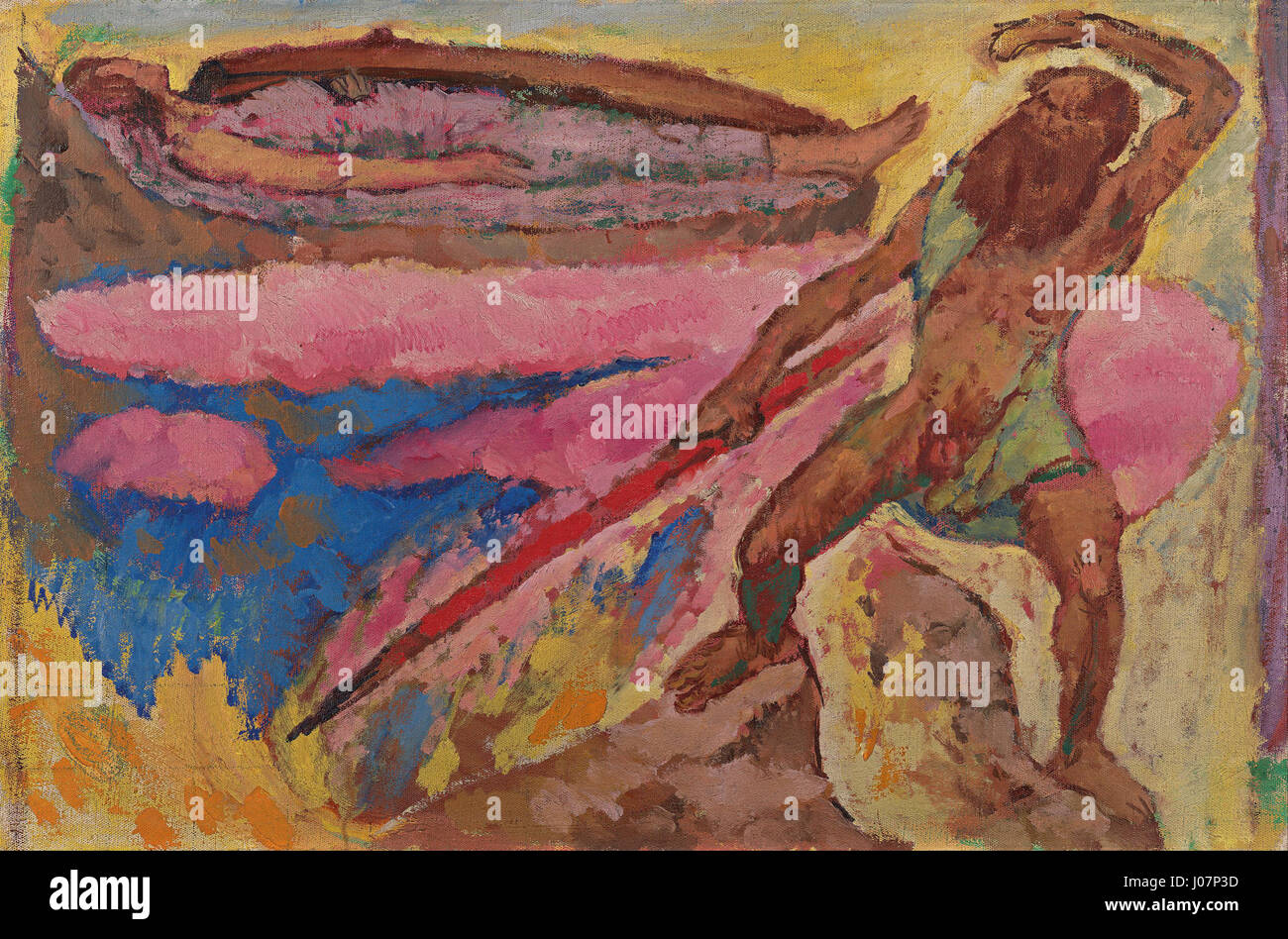 Koloman Moser’s 'Wotan and Brünnhilde' captures a scene from Richard ...