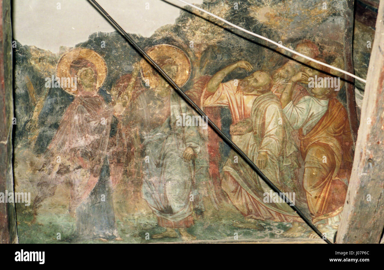 The frescos from the Church of the Presentation of Virgin Mary in ...