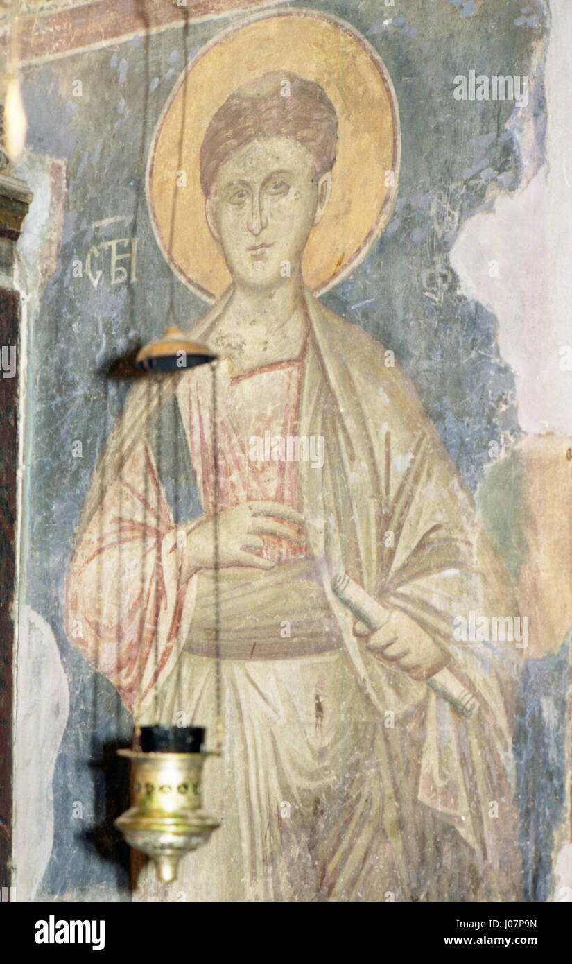 The frescos from the Church of the Presentation of the Virgin Mary in ...