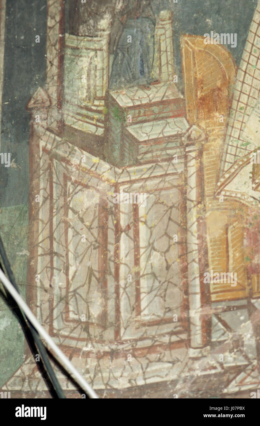 Frescoes in the Church of St. Demetrius in Markova Sušica, Macedonia ...