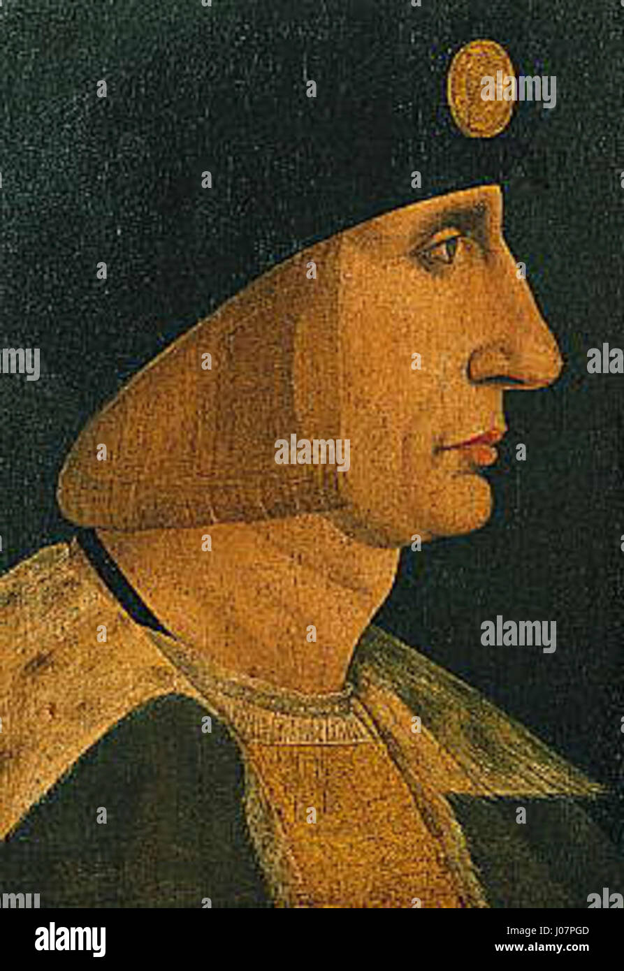 A 16th-century painting depicting King Louis XII of France, capturing ...