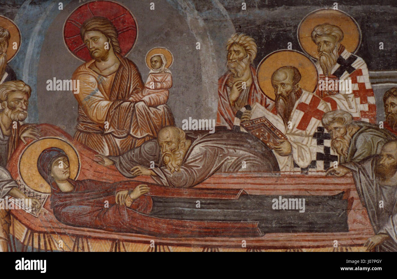 The paintings in St. Demetrius Church by Markova Susica depict ...