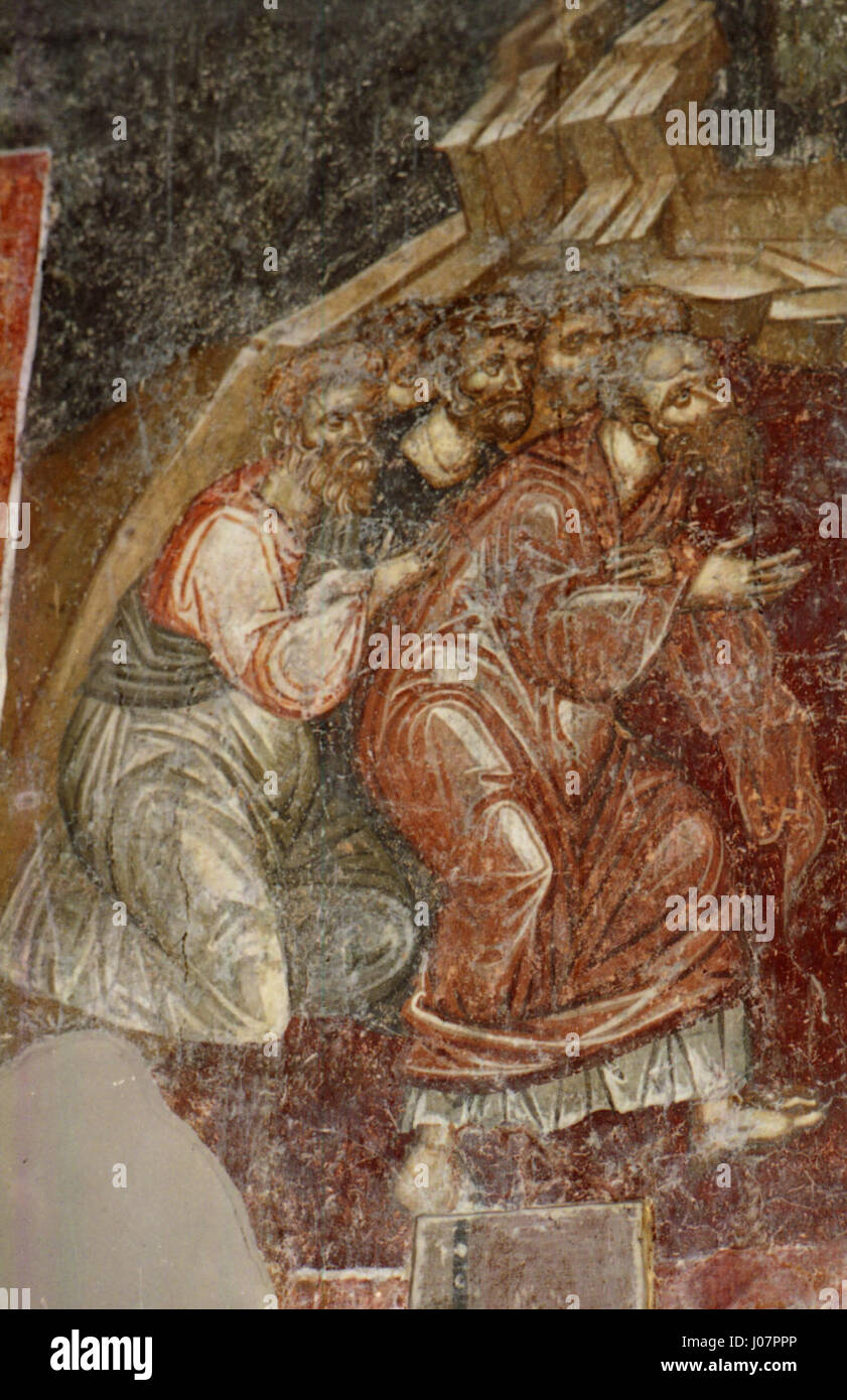 The paintings in St. Demetrius Church in Markova Susica depict ...