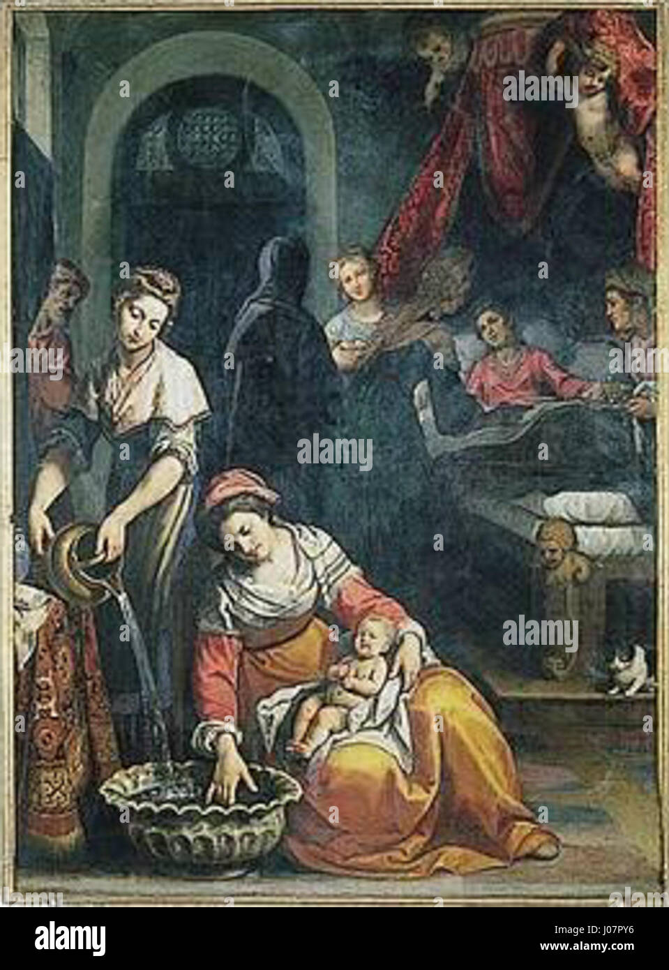 ‘Natività della Vergine’ (Nativity of the Virgin) by Cigoli is a ...