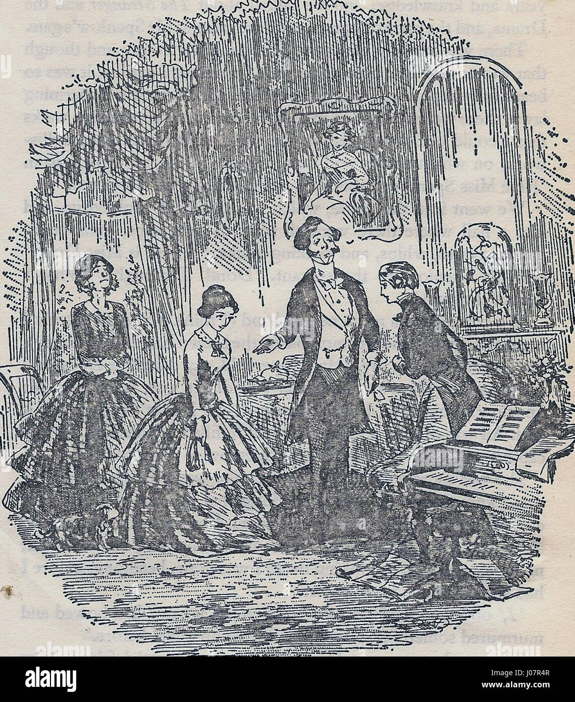 This illustration, from Charles Dickens's 'David Copperfield,' shows Mr ...