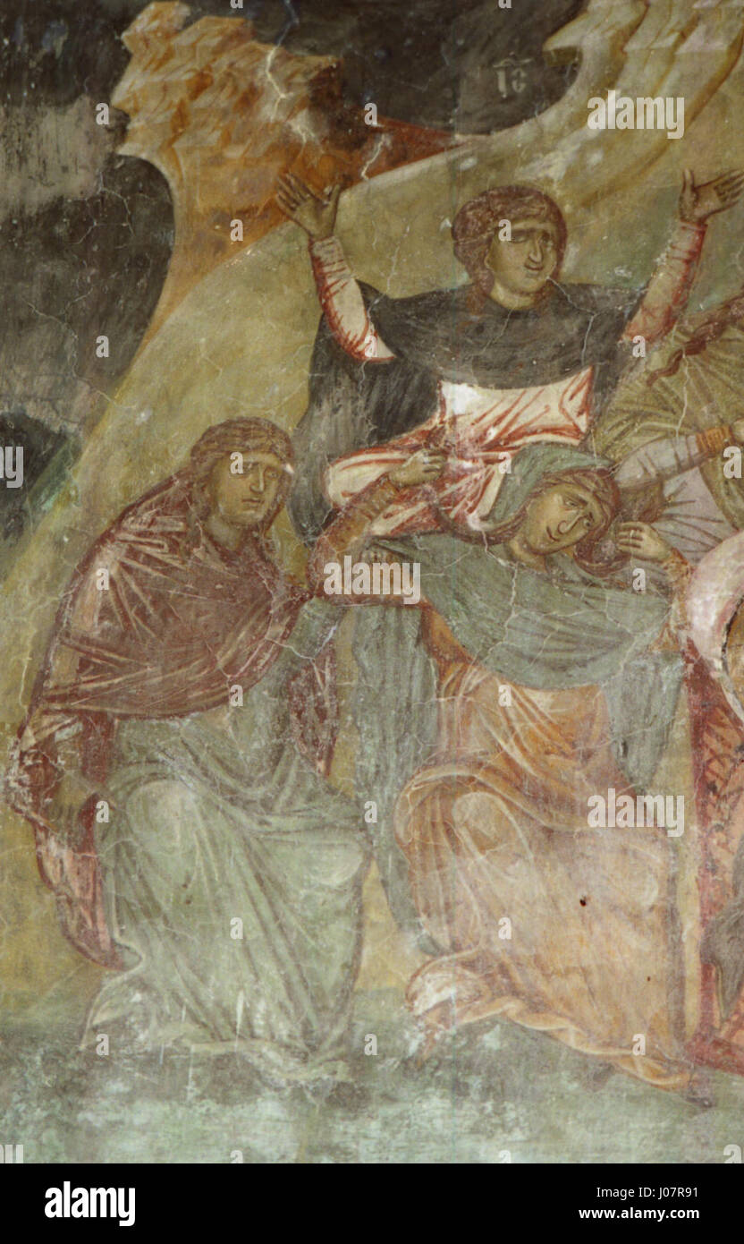 The frescos from the Church of the Presentation of Virgin Mary in ...