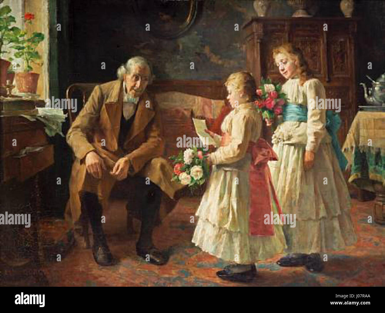 Detailed familial depiction hi-res stock photography and images - Alamy