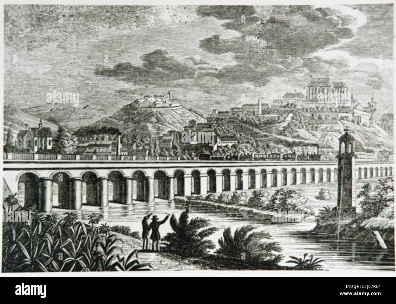 The Brněnský Viadukt, located in Brno, Czech Republic, is an iconic ...