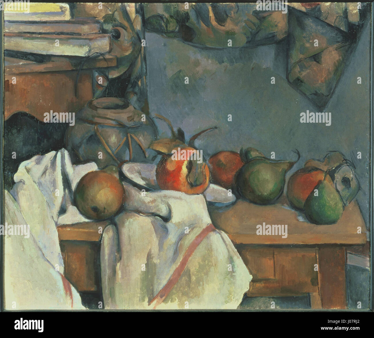 *Ginger Pot with Pomegranate and Pears* by Paul Cézanne showcases the ...