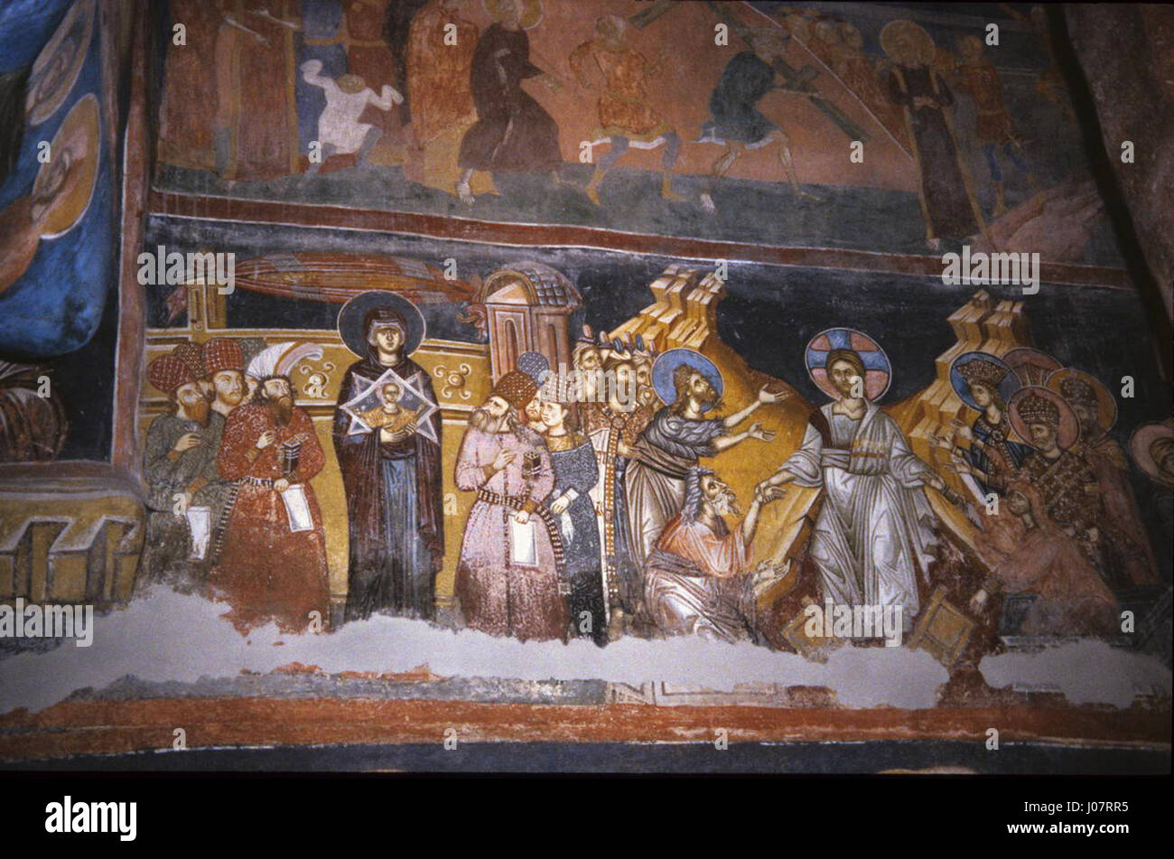 The paintings in St. Demetrius Church, located in Markova Susica ...