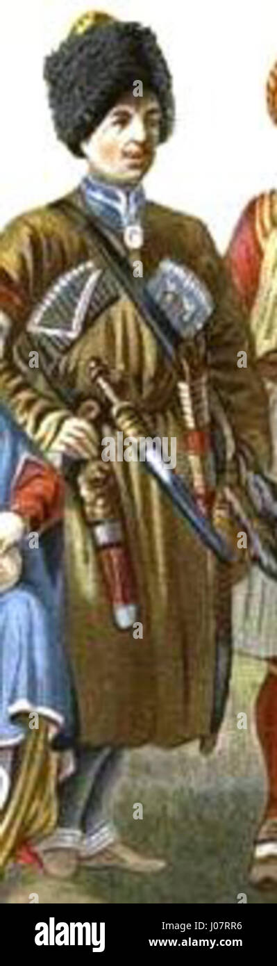 'Ossetians' by Gustav Mützel (1893) portrays the Ossetian people in ...
