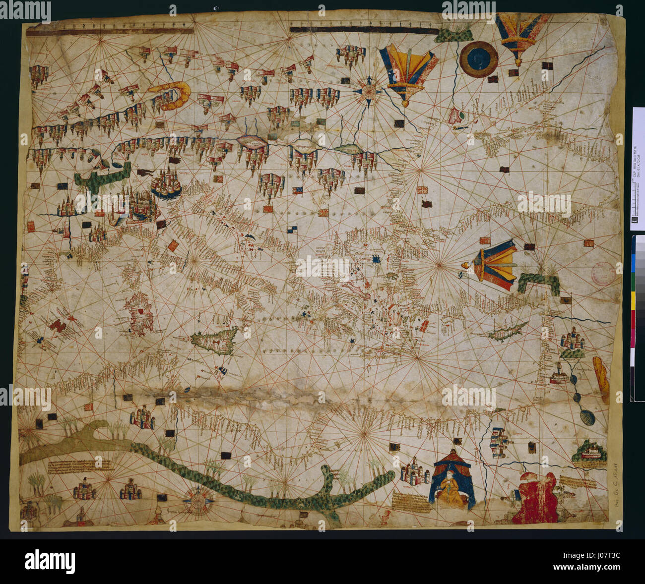 Nautical chart 15th century hi-res stock photography and images - Alamy