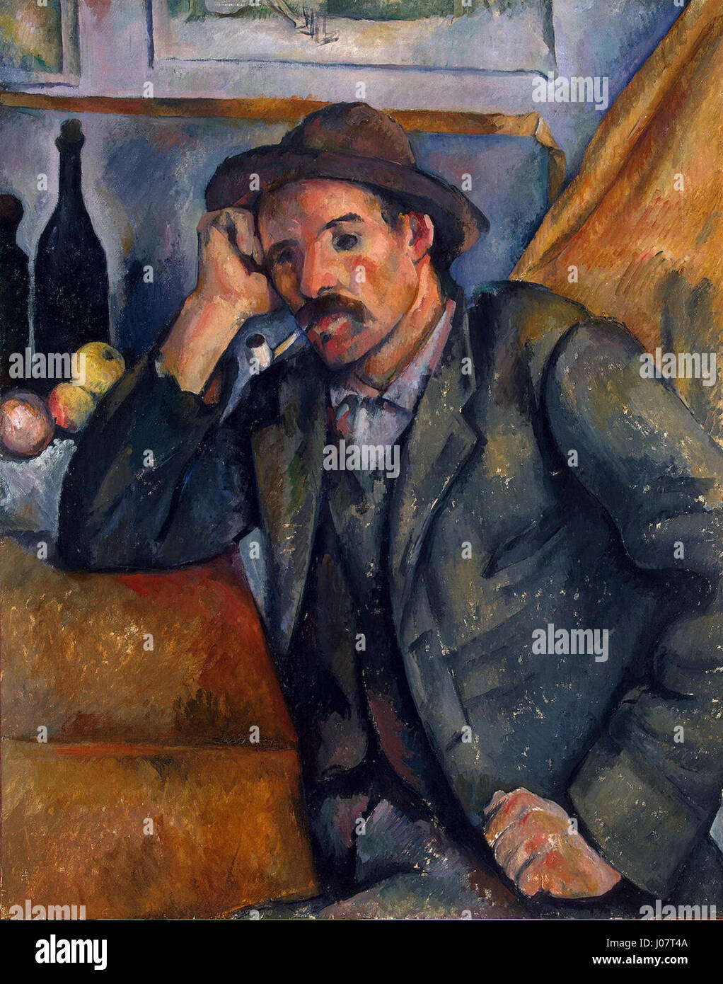 Paul Cézanne, a pivotal French Post-Impressionist artist, whose works ...