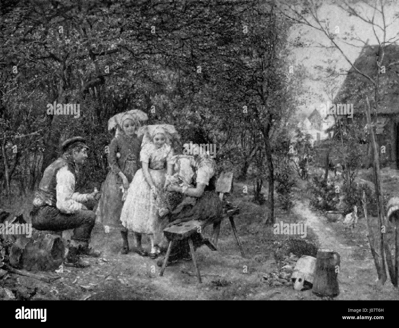 Otto Piltz’s 'Frühling im Spreewald' captures the peaceful spring ...