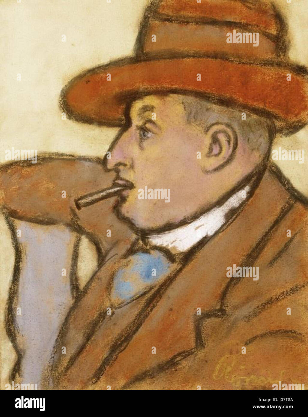 'Rippl Portrait of Ödön Rippl-Rónai' is a portrait of the Hungarian ...