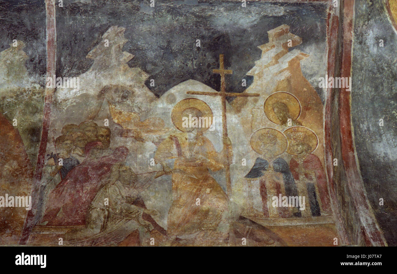 The frescos from the Church of the Presentation of the Virgin Mary in ...