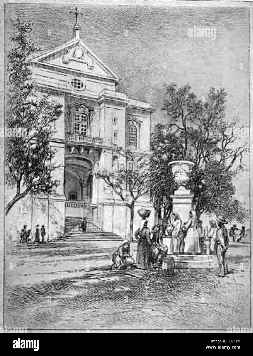 Roque Gameiro’s 'Lisboa Velha, Igreja da Penha de França' portrays a ...