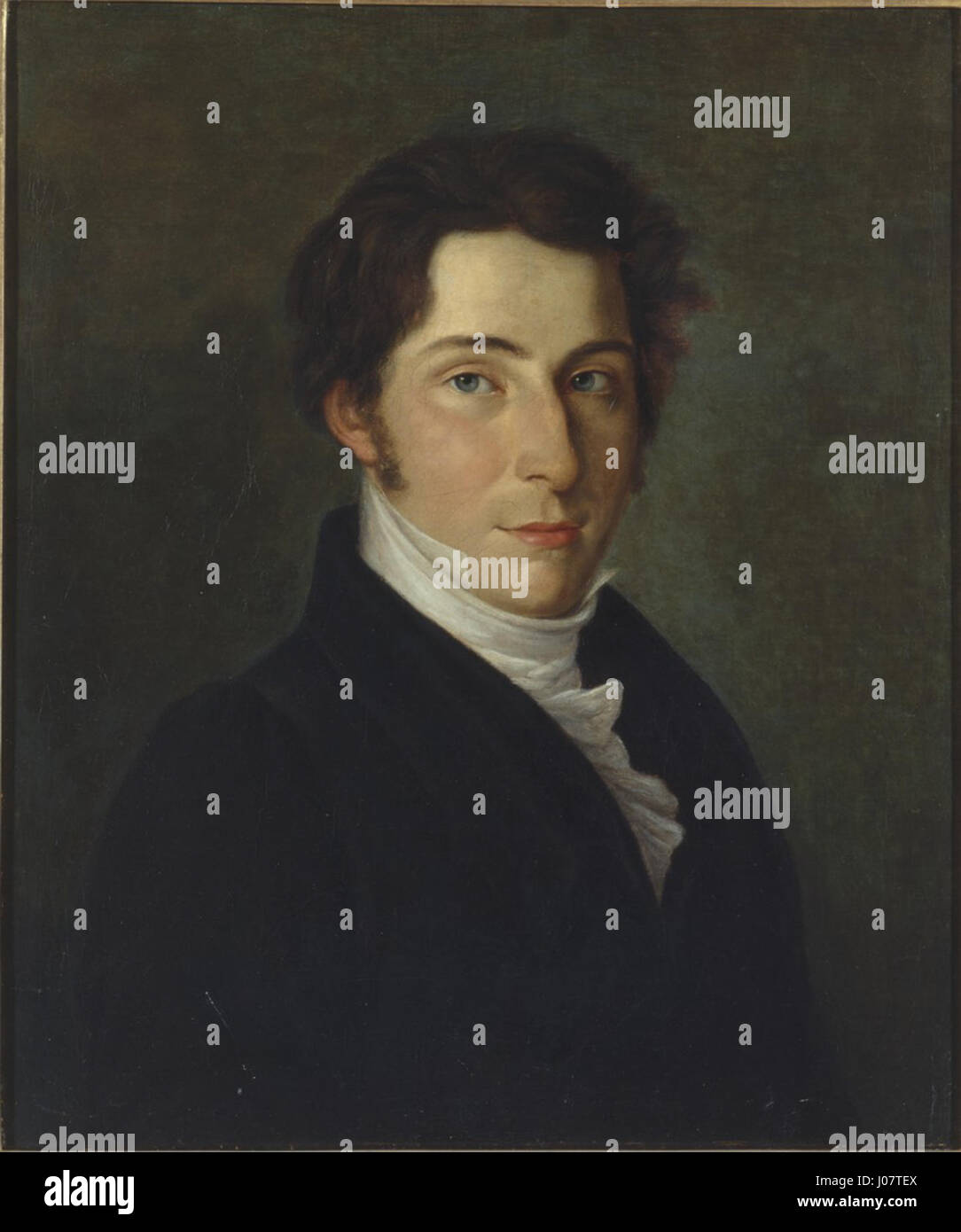 ‘Porträt des Komponisten Carl Maria von Weber’ is a classical portrait ...