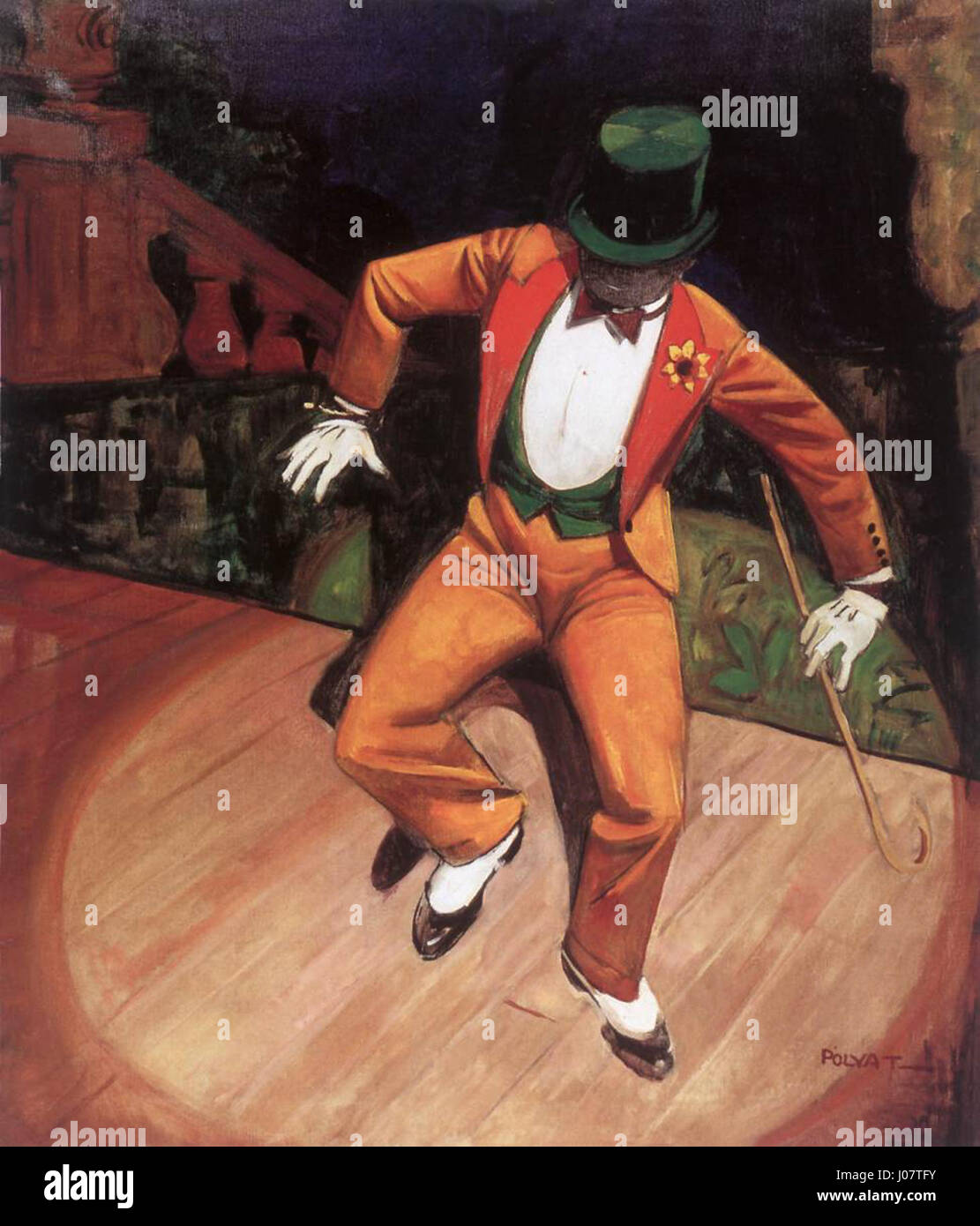 The 'P¢lya Dancer' artwork showcases a dynamic portrayal of a dancer ...