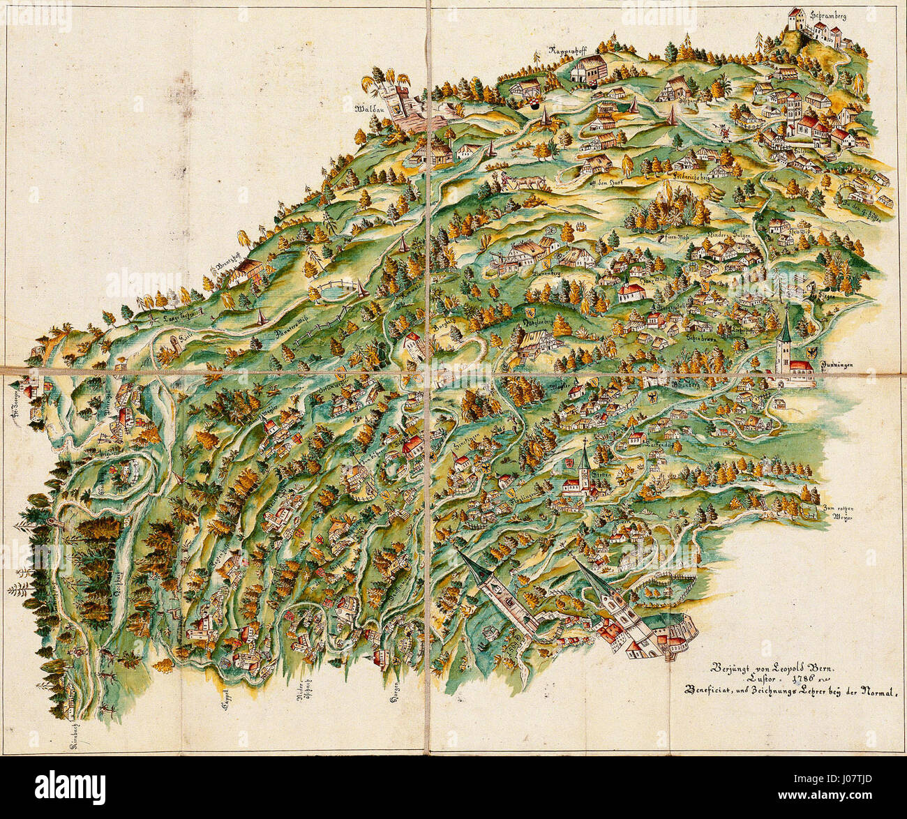 Pferschgerichtskarte hi-res stock photography and images - Alamy