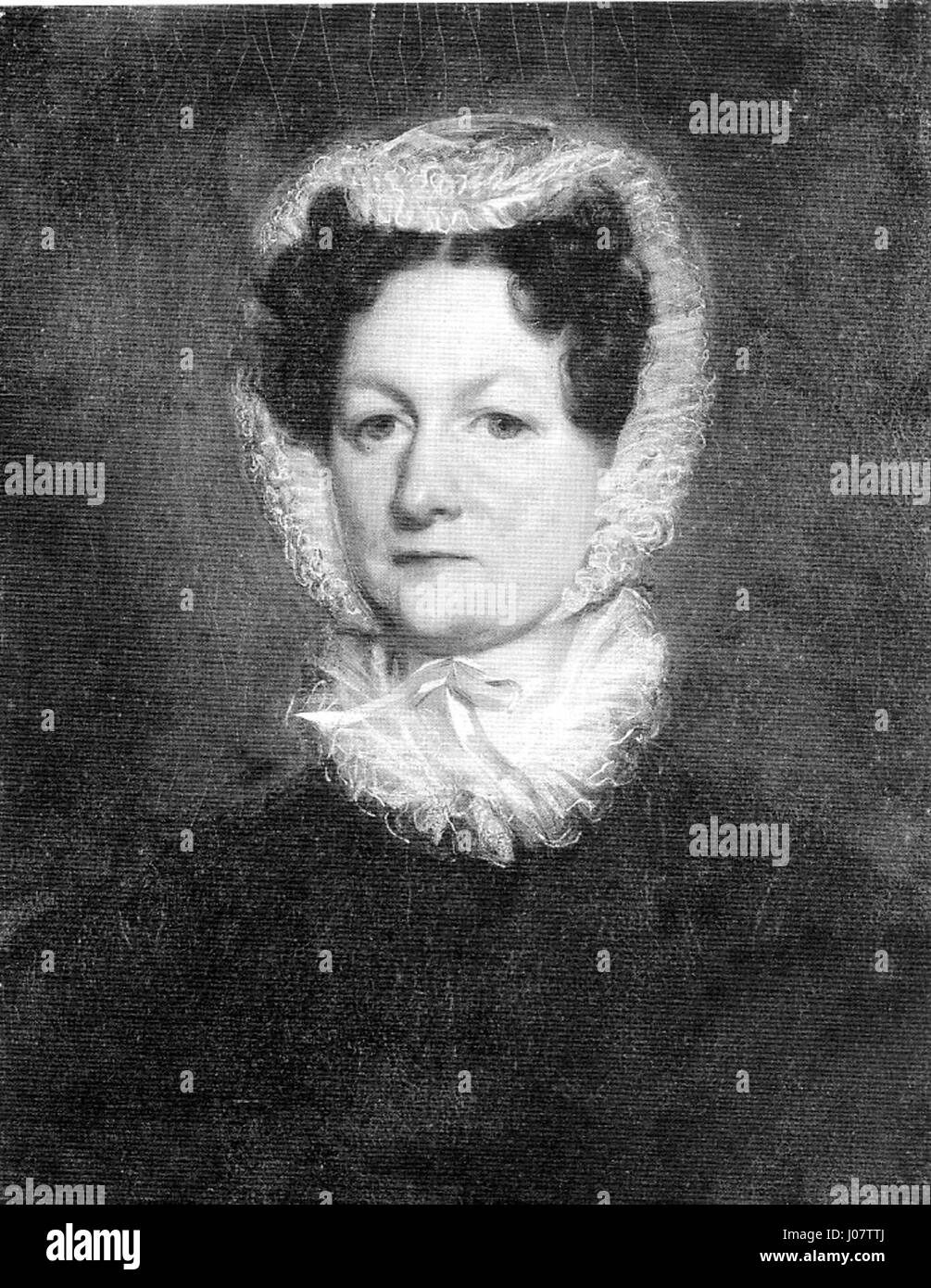 The 1835 portrait of Caroline Ramée, created by an unknown artist ...