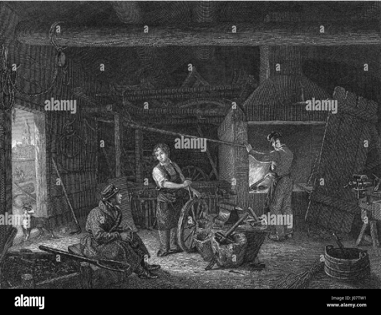 Blacksmith 1800s hi-res stock photography and images - Alamy