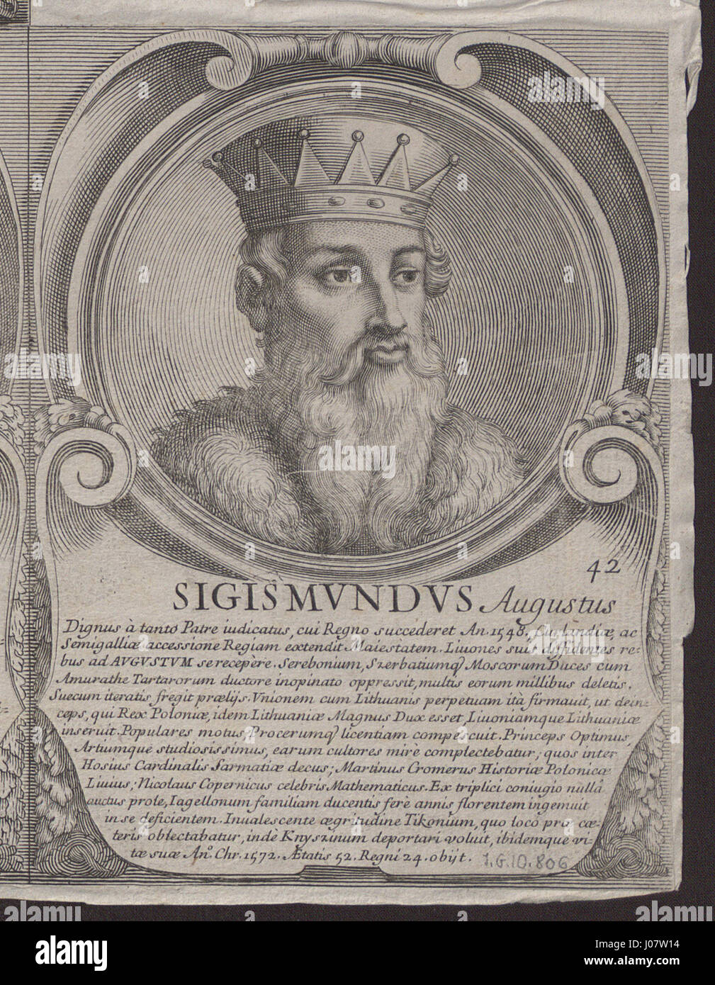 This portrait of Sigismundus Augustus, painted by Benoît Farjat ...
