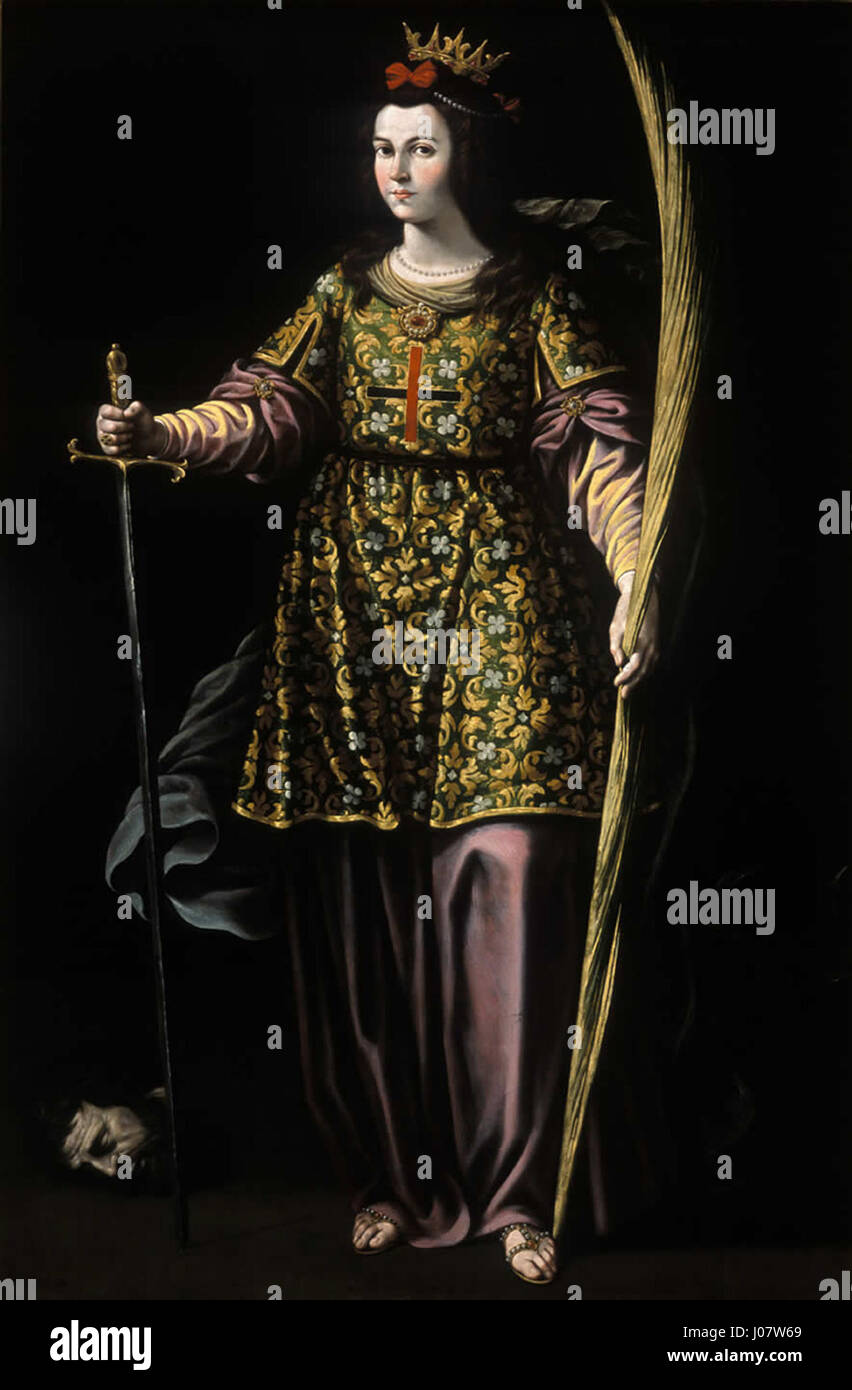 Antonio Vela Cobo's 'Santa Catalina de Alejandría' depicts Saint ...
