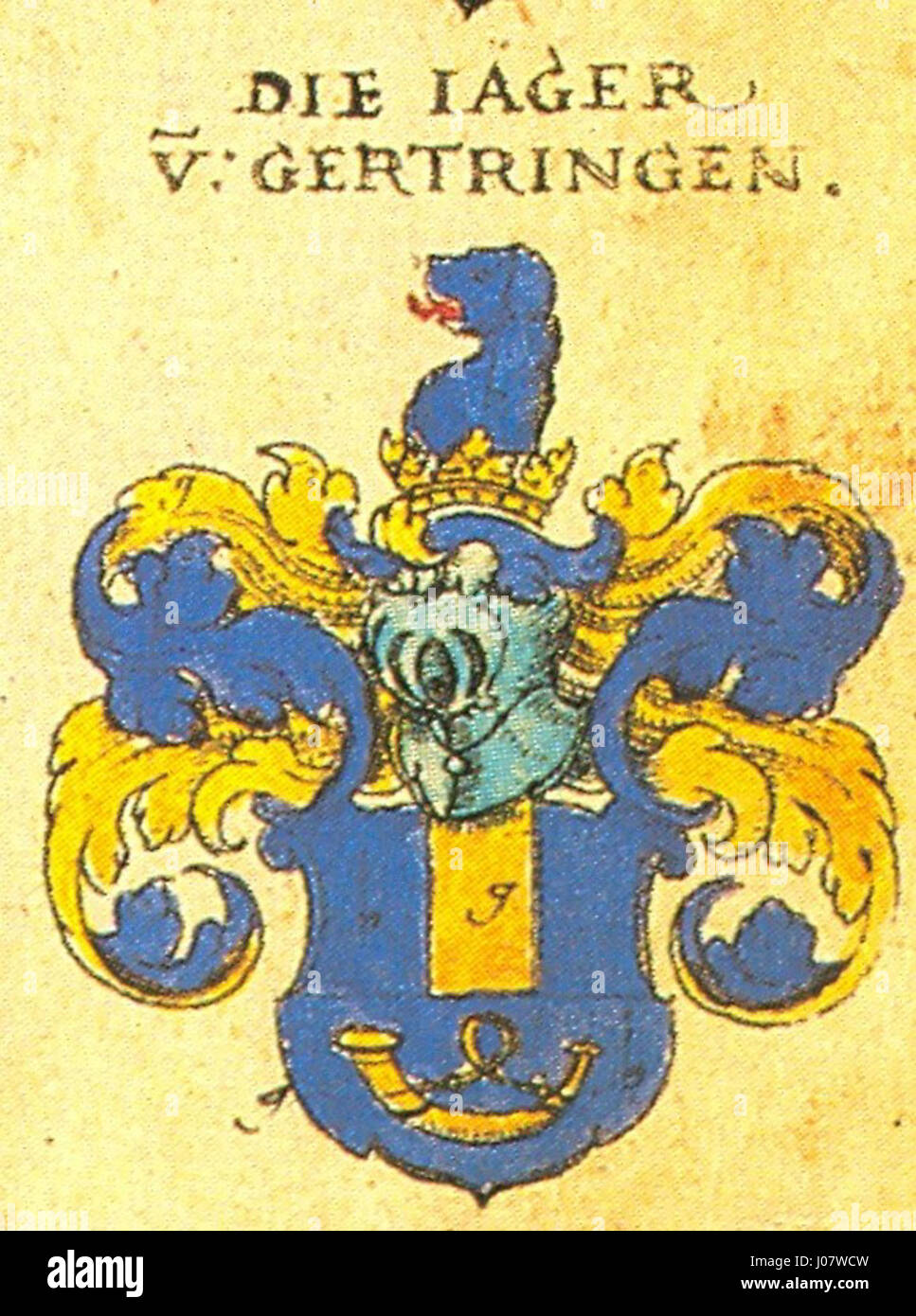 'Siebmacher120-Iäger von Gertringen' is a historical depiction from the ...