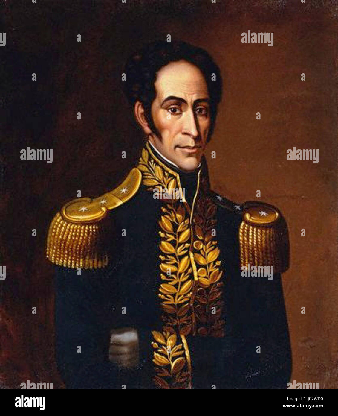 Simon Bolivar In Battle