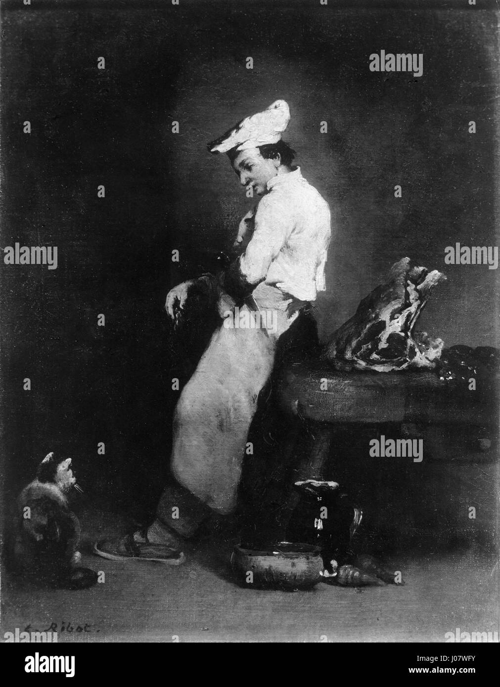 'The Young Cook' is a painting by French artist Théodule Ribot, housed ...