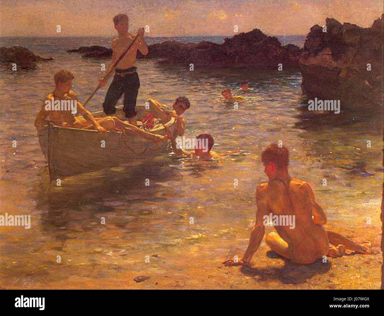 'Morning Splendour' (1921) is a painting by British artist Henry Scott ...