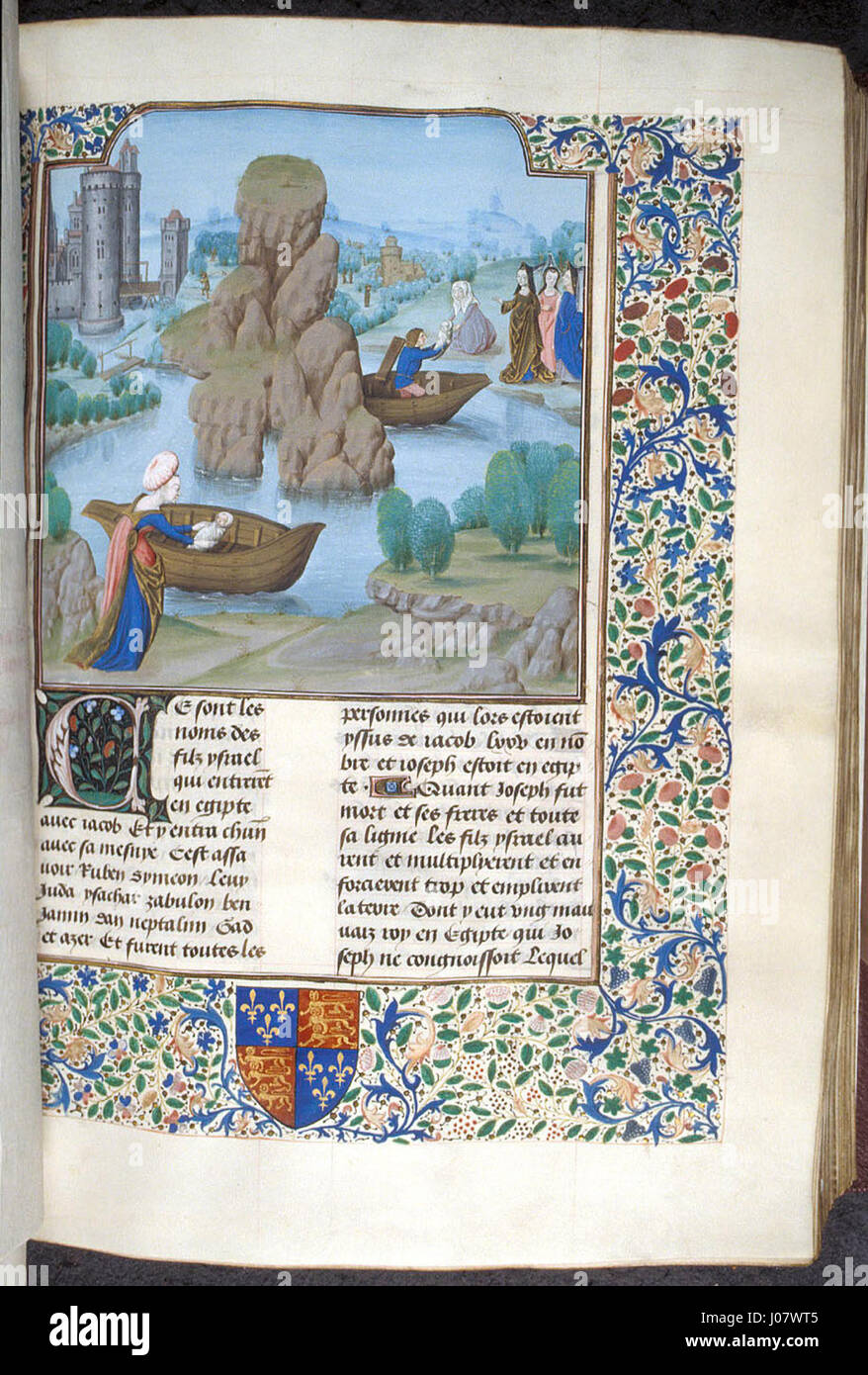 The ‘Bible historiale’ manuscript is a medieval illuminated Bible ...