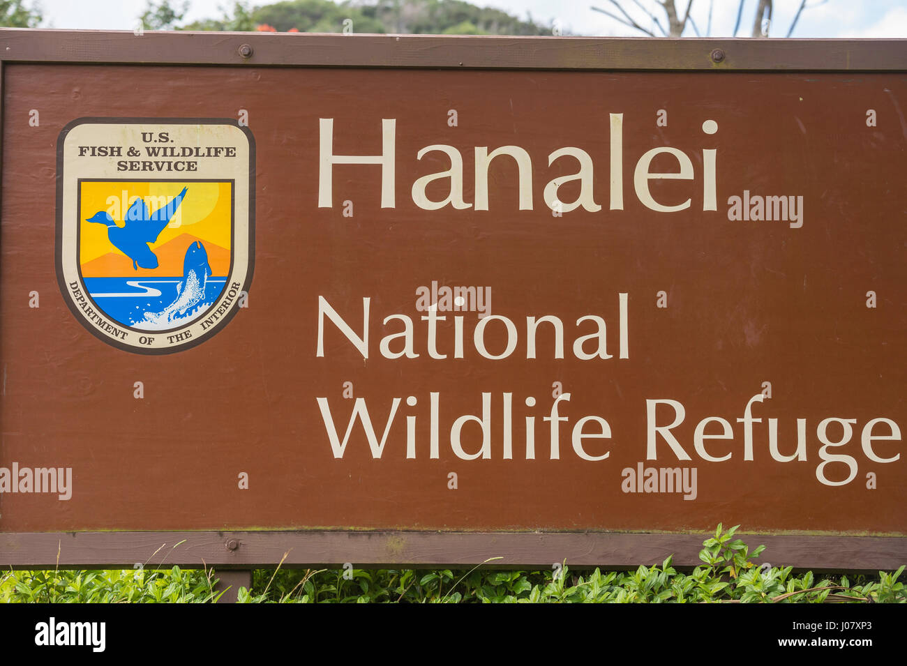 National wildlife refuge sign hi-res stock photography and images - Alamy