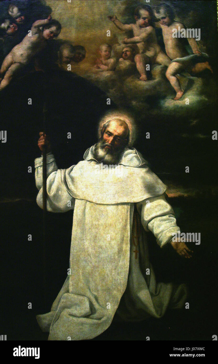 'San Pedro Nolasco' by Jusepe Martínez depicts Saint Peter Nolasco, the ...