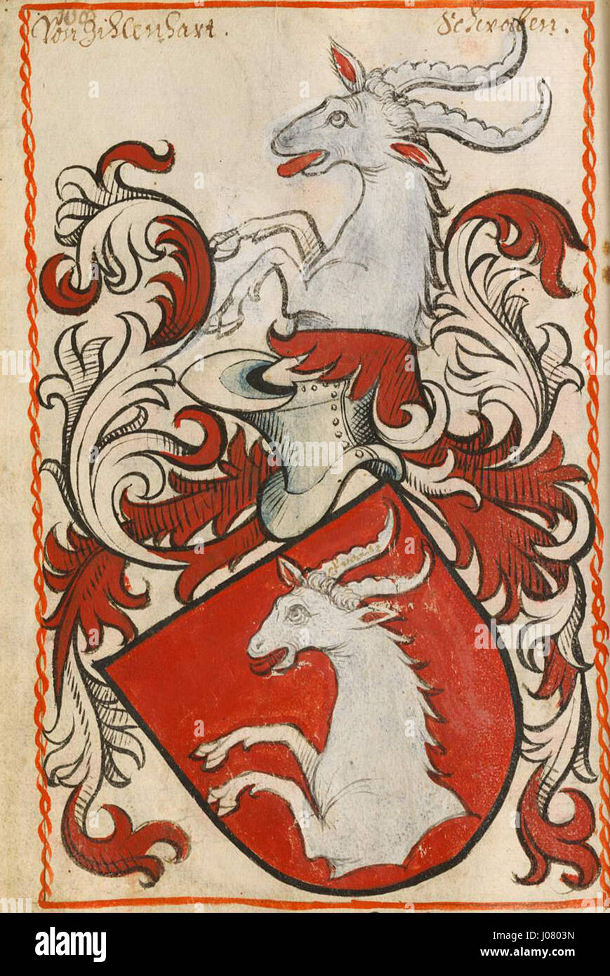 A historical document or heraldic representation from the Züllenhard ...