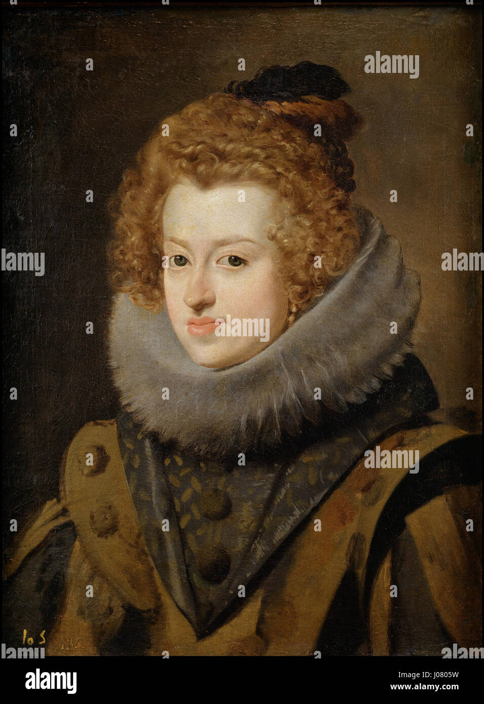 Diego Velázquez's portrait of Maria Anna of Spain, housed in the Prado ...