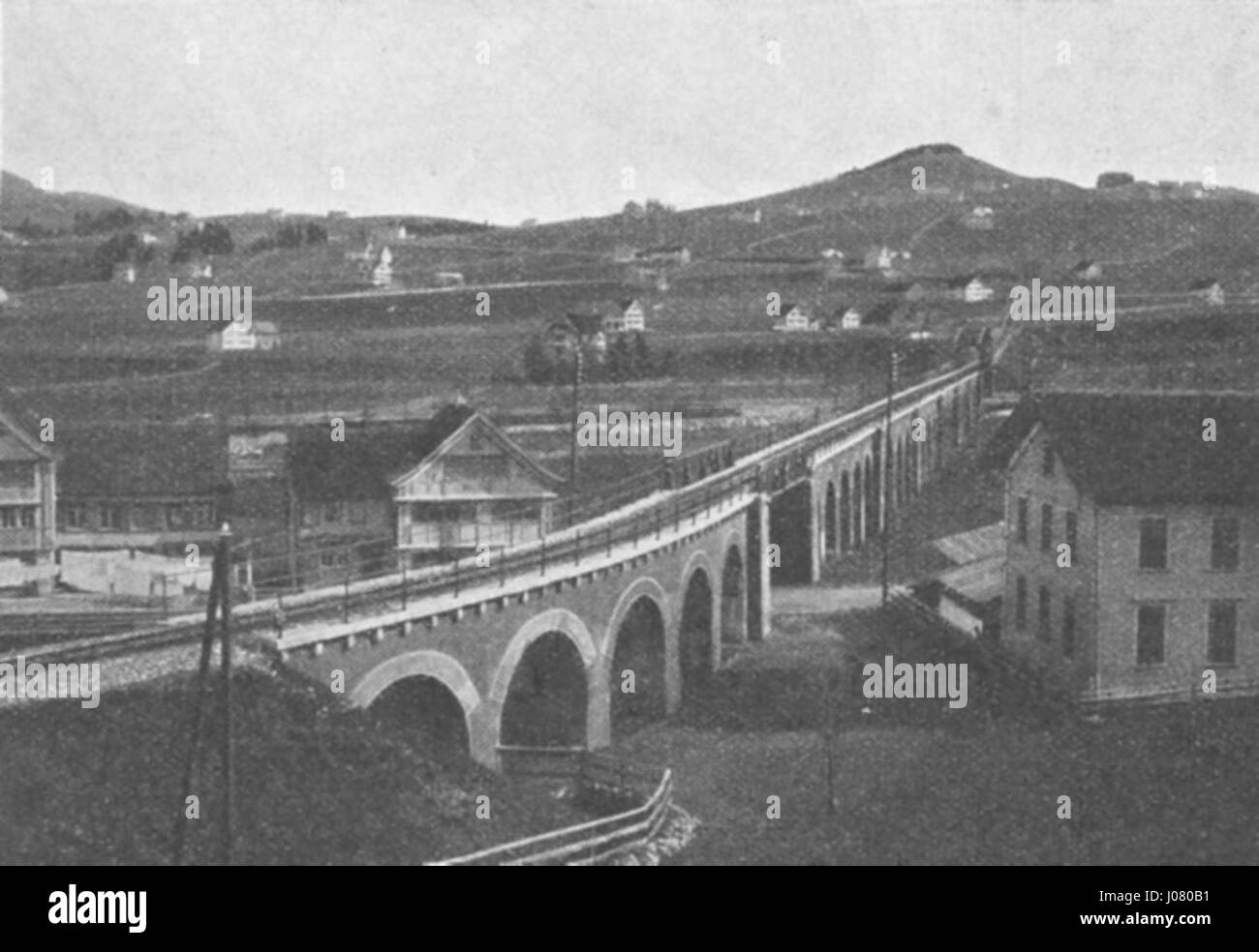 This image showcases the Sitterviadukt, a notable railway viaduct in ...