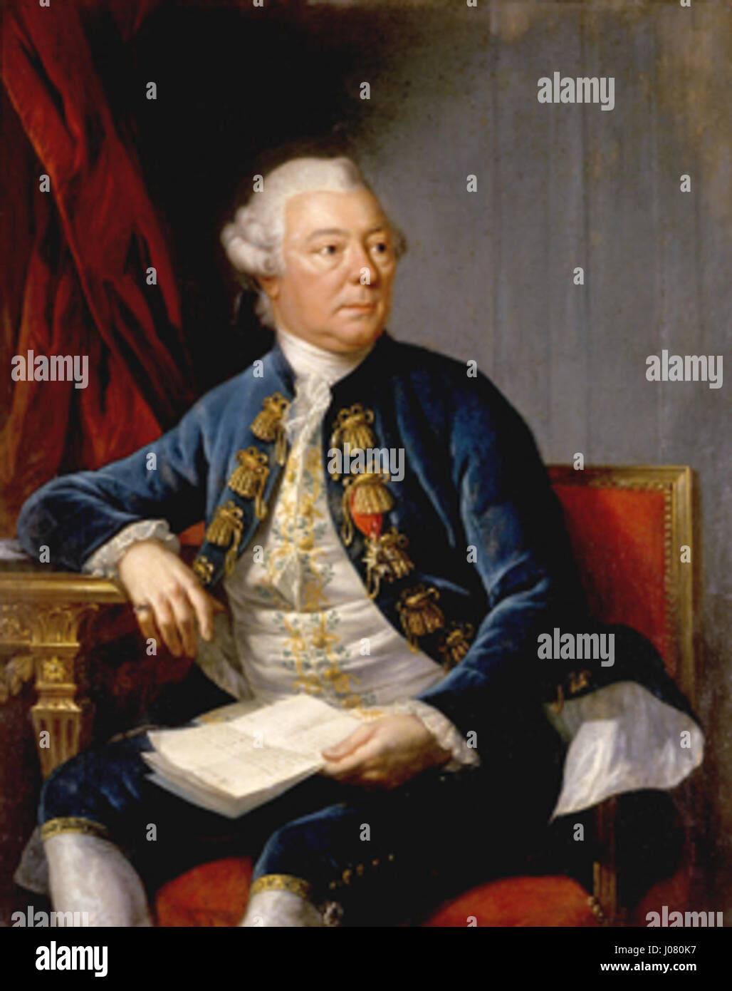 This 1781 portrait by Johann Melchior Wyrsch portrays Prince Honoré III ...