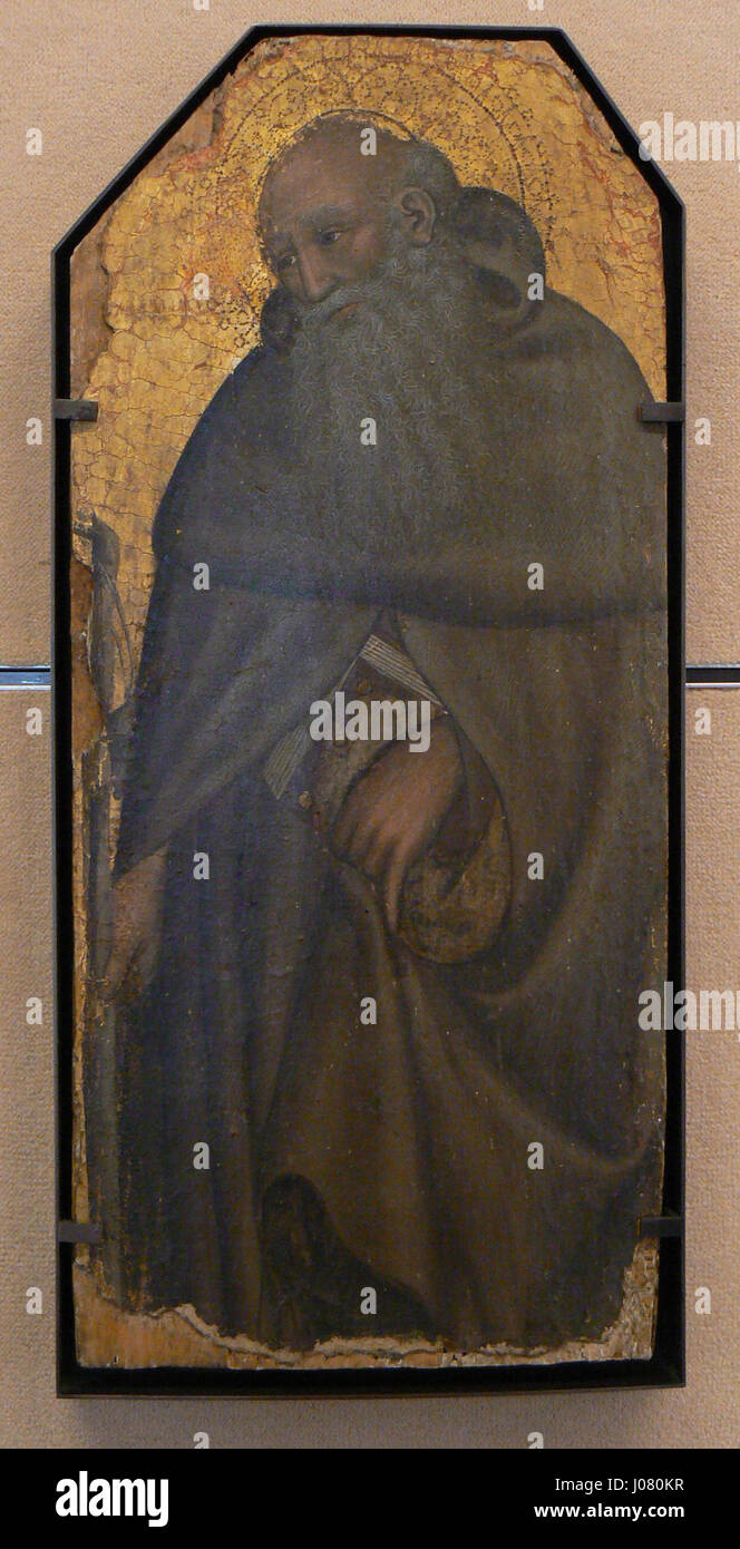This painting of Saint Antoine, housed in the Musée du Petit Palais ...